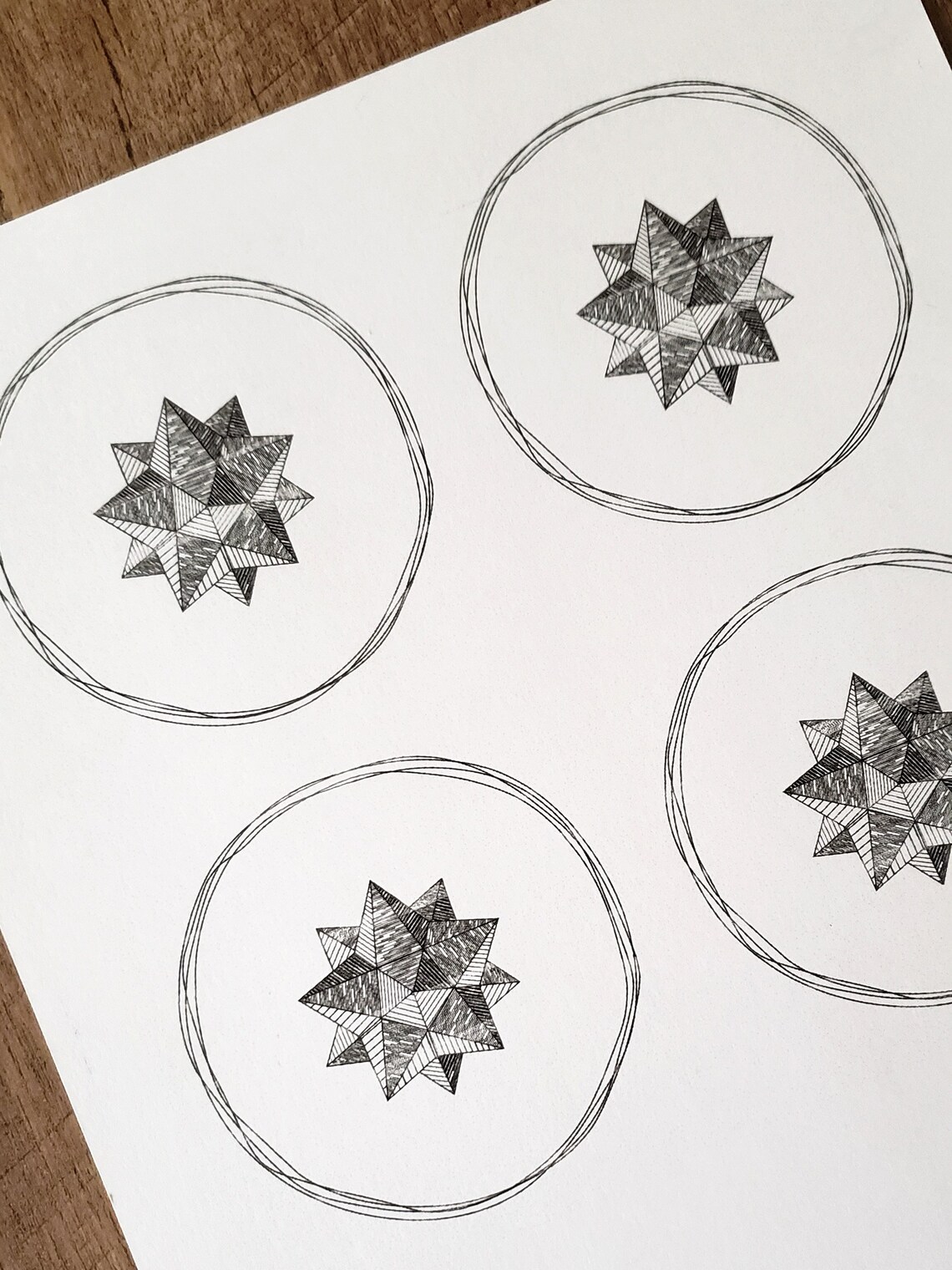 Round Rune Oracle Tarot Card Deck Divination Tool, Constellation ...