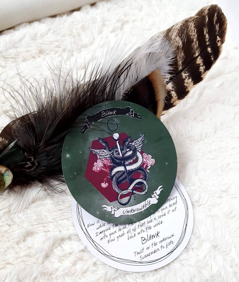 Rune Oracle Tarot Card Deck Round Circle Divination Tool - Etsy UK