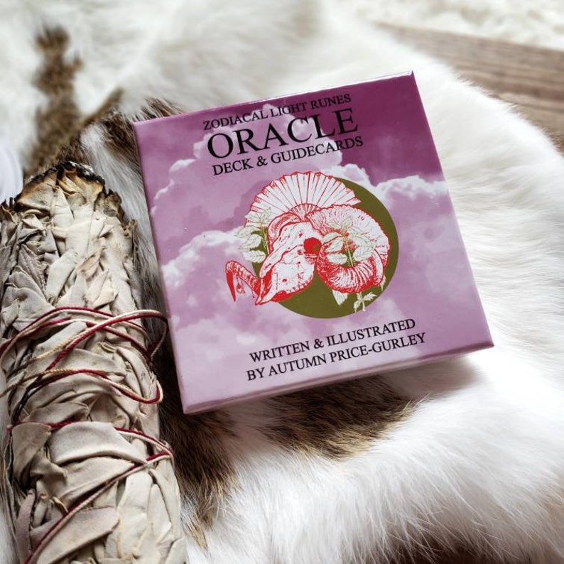 Rune Oracle Tarot Card Deck Round Circle Divination Tool - Etsy UK