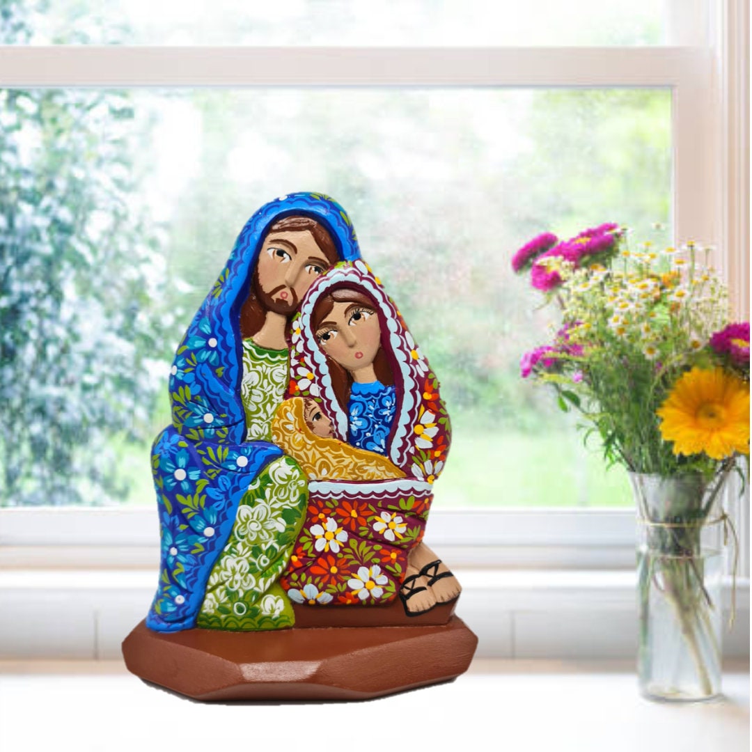 Modern Nativity Holy Family Modern Nativity Figures - Etsy