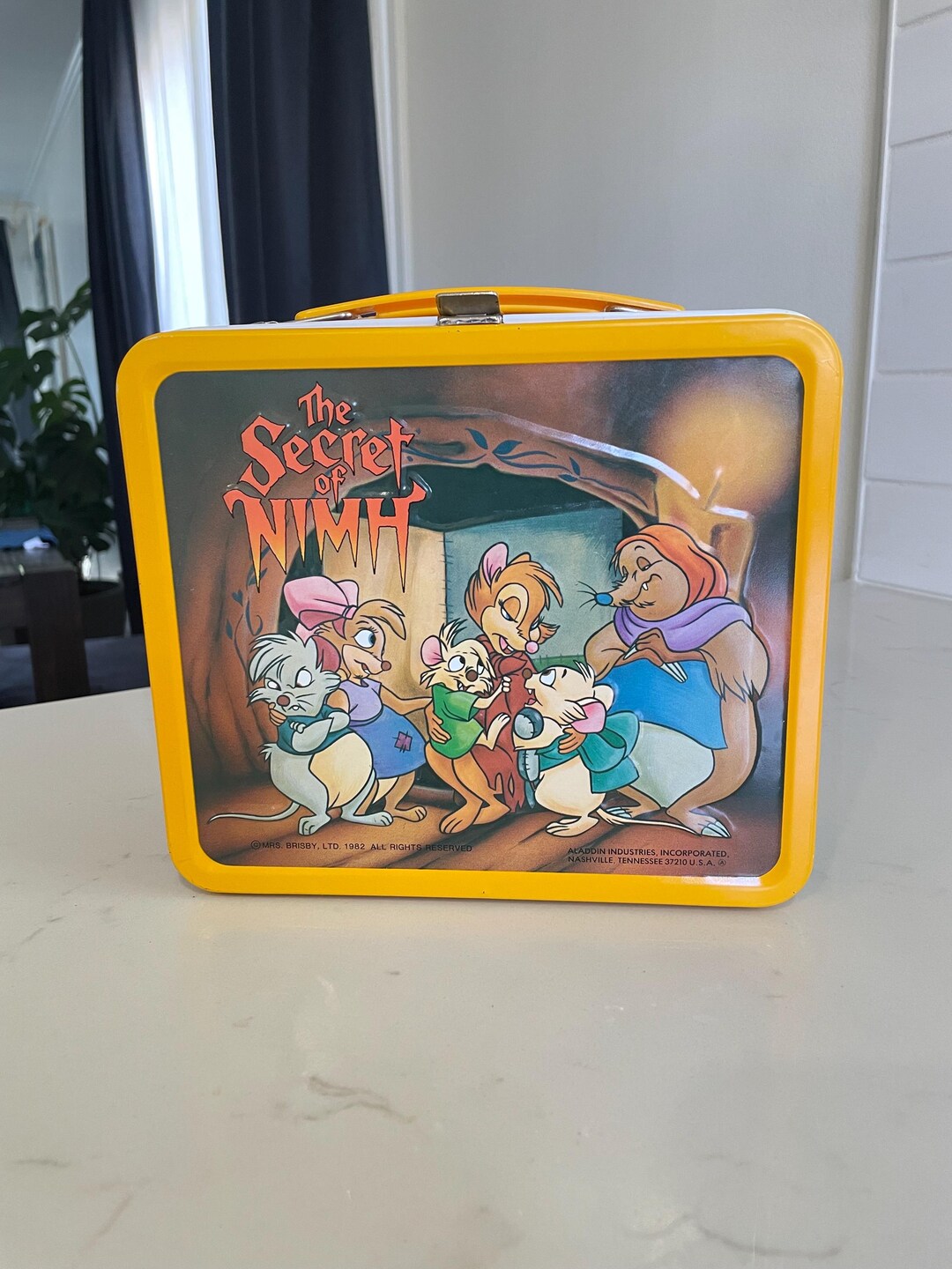 1982 the Secret of Nimh Metal Lunch Box in Excellent Condition RAD ...