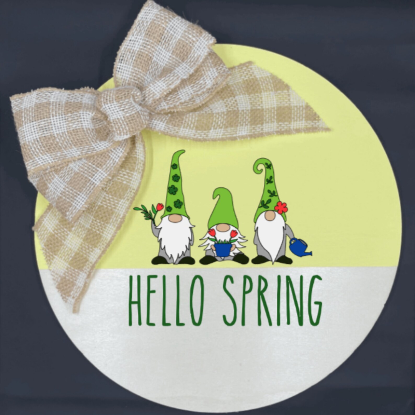 Hello Spring Gnomes Gnomes With Spring Flowers Gnomes Ready for Spring ...