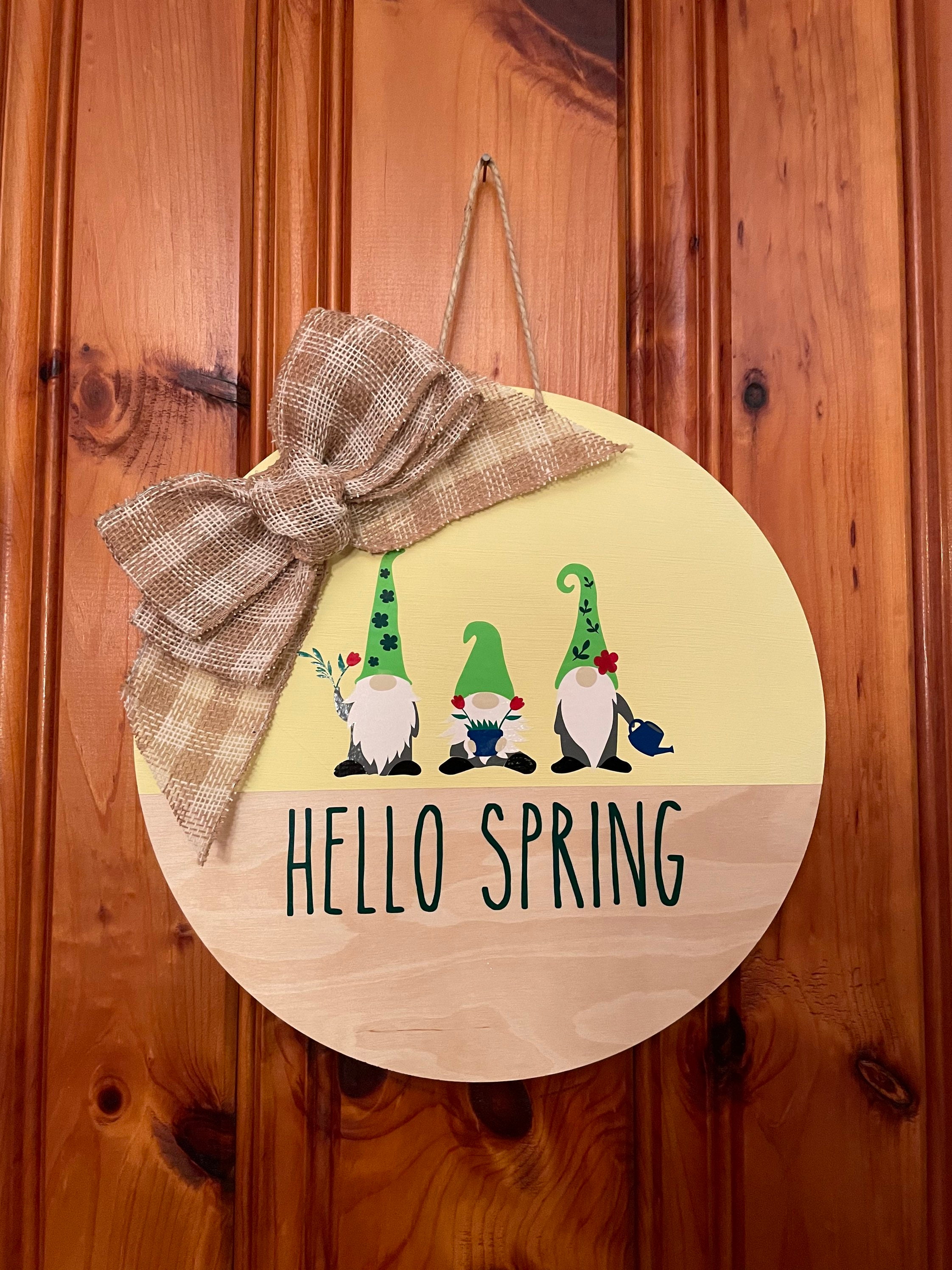 Hello Spring Gnomes Gnomes With Spring Flowers Gnomes Ready for Spring ...