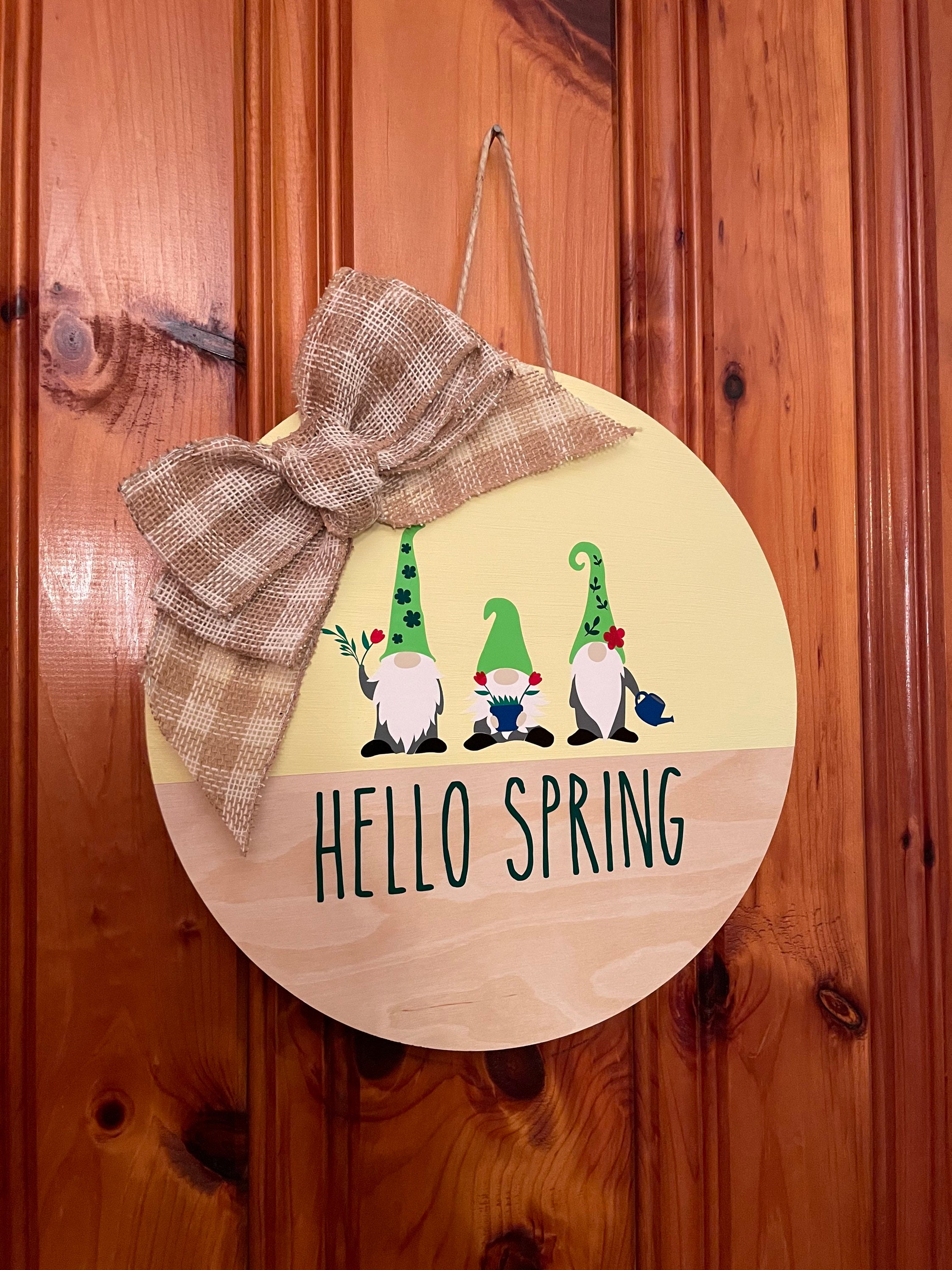 Hello Spring Gnomes Gnomes With Spring Flowers Gnomes Ready for Spring ...