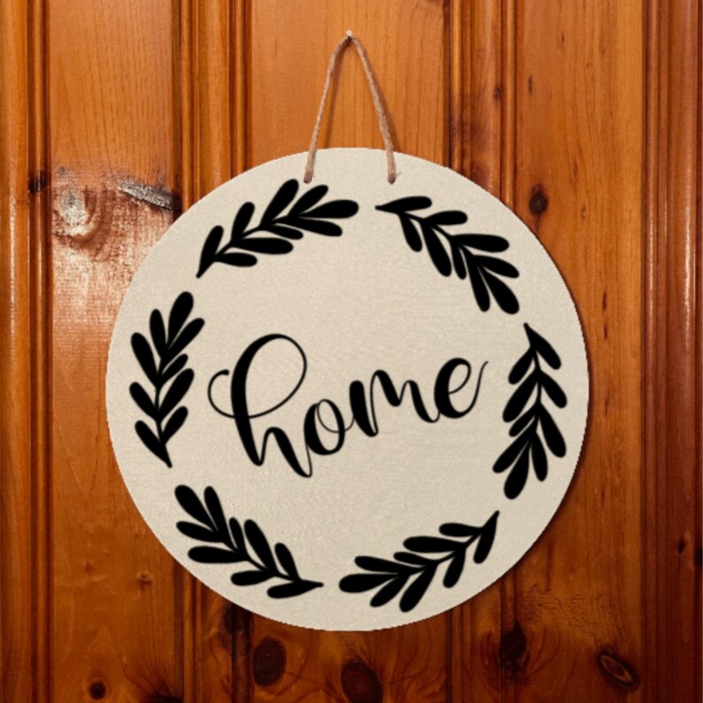 Home Wall Hanging Sign Hanging Wood Wall Sign Welcome to - Etsy