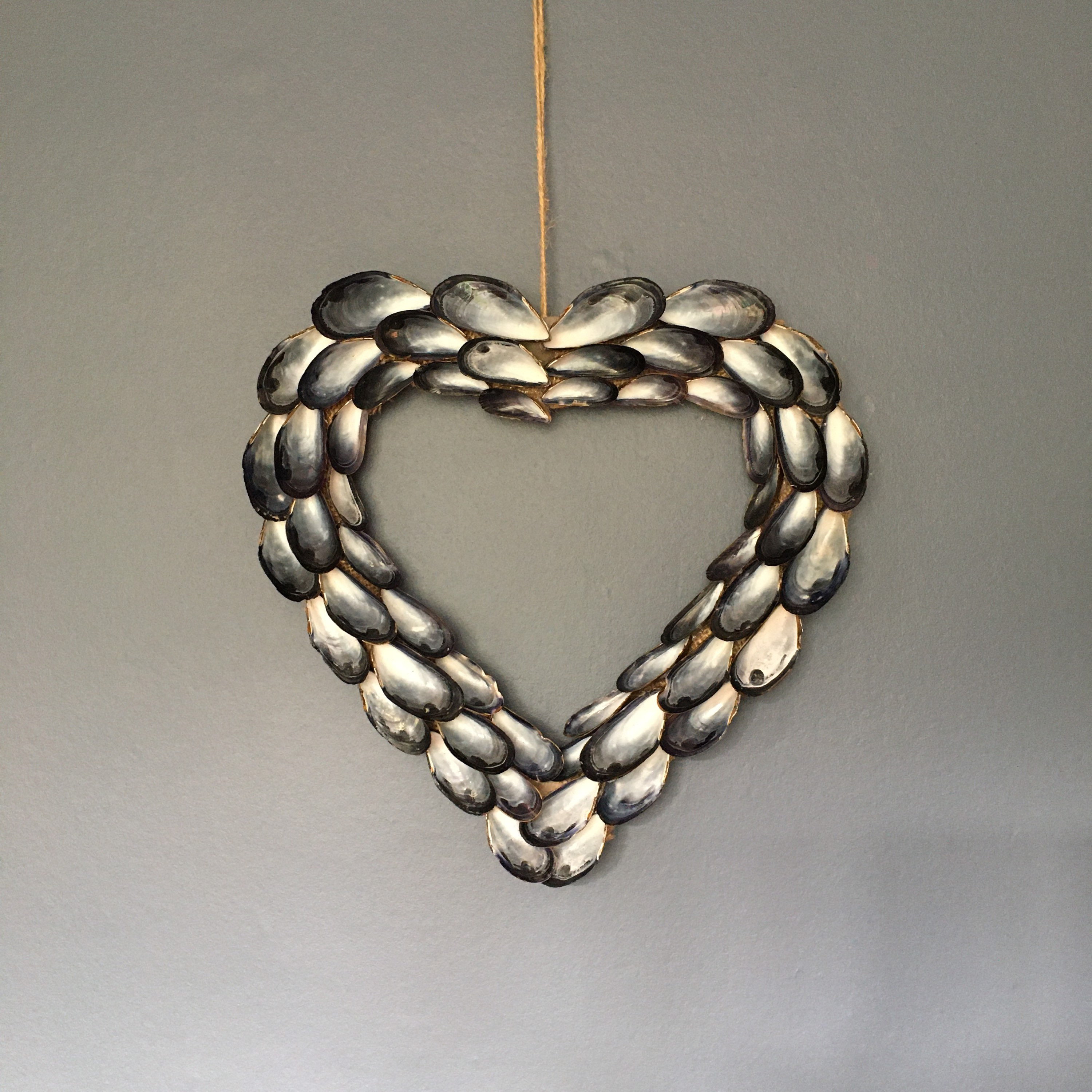 Stunning Mussel Shell Wreath northdevon beach coastal - Etsy