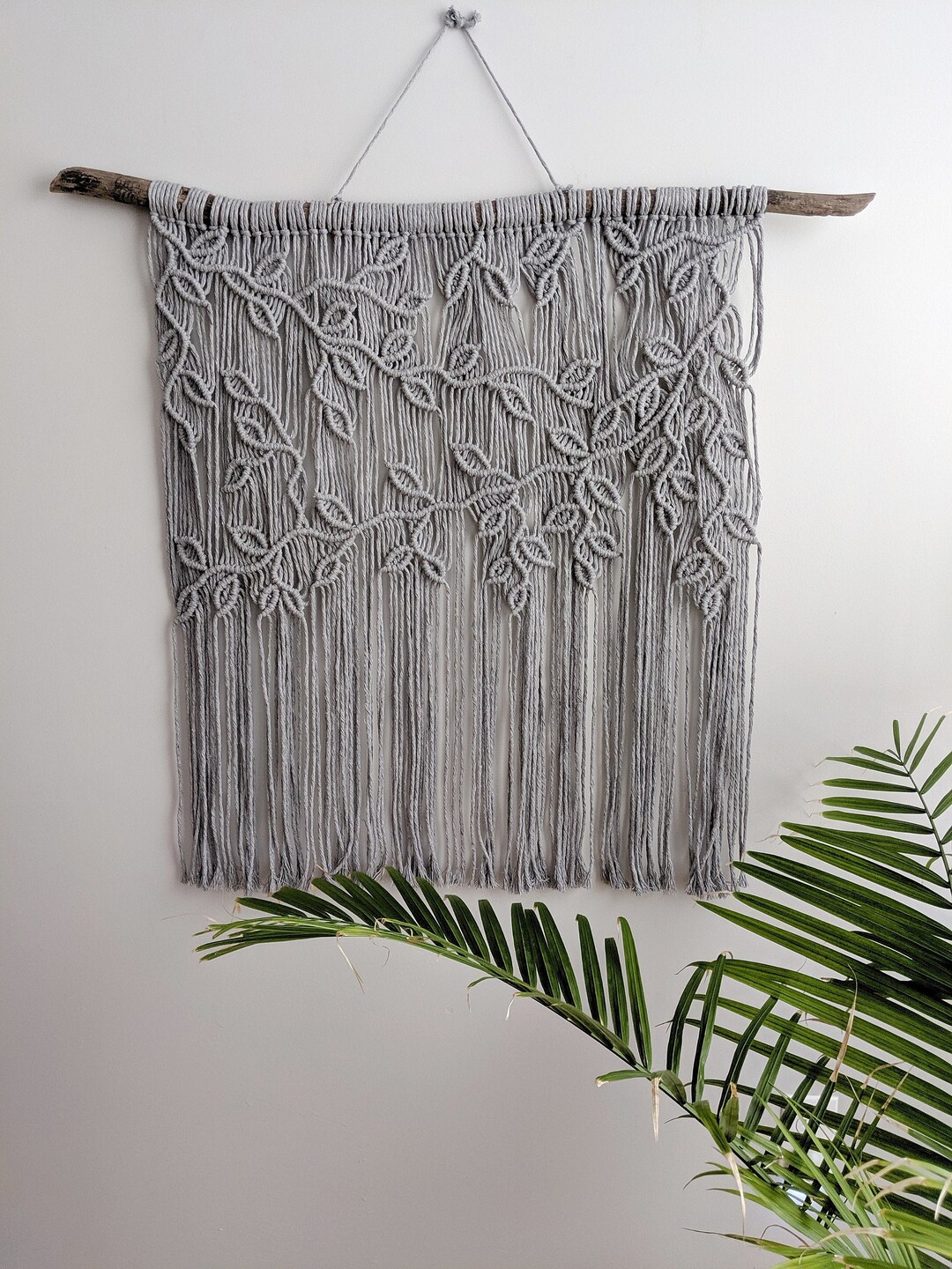 Extra Large Macrame Wall Hanging: Vines & Leaves Bohemian Tapestry - Etsy