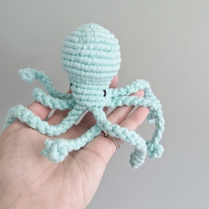 DIY Pattern Macrame 3D Sculpture Alien Squid Instructions, Macrame ...