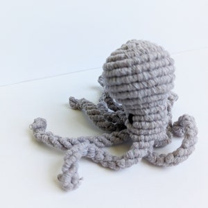 DIY Pattern Macrame 3D Sculpture Alien Squid Instructions, Macrame ...