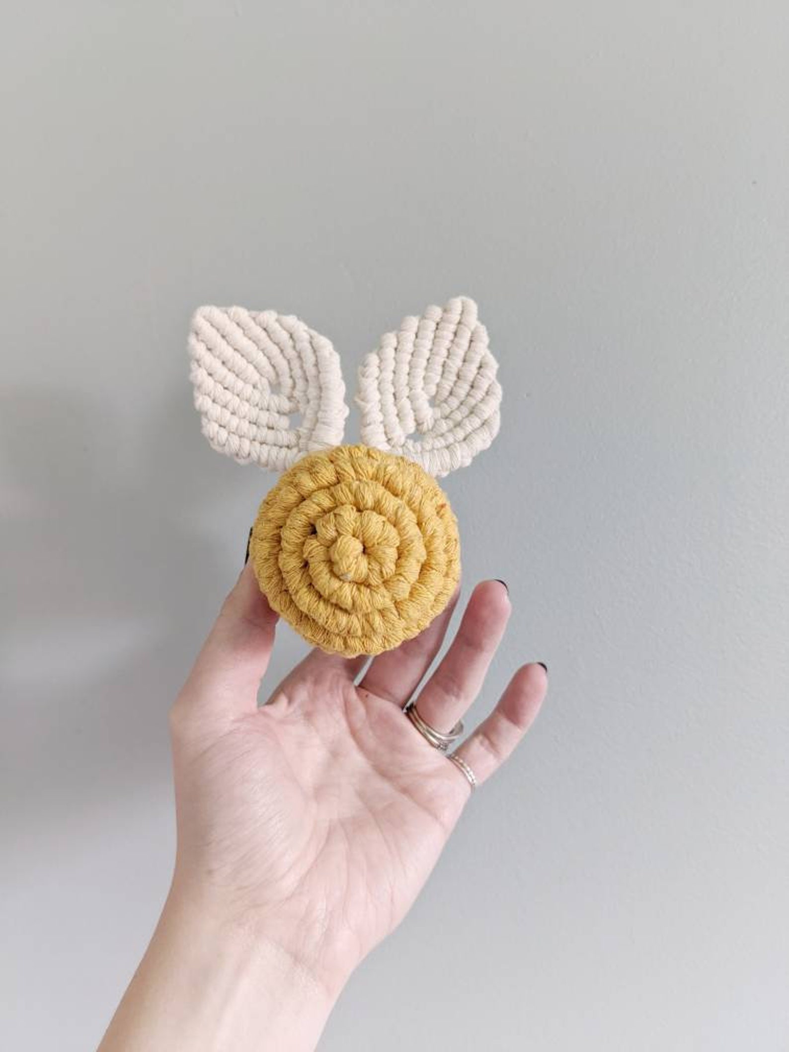 DIY Pattern Macrame 3D Sculpture Bee Instructions Macrame - Etsy