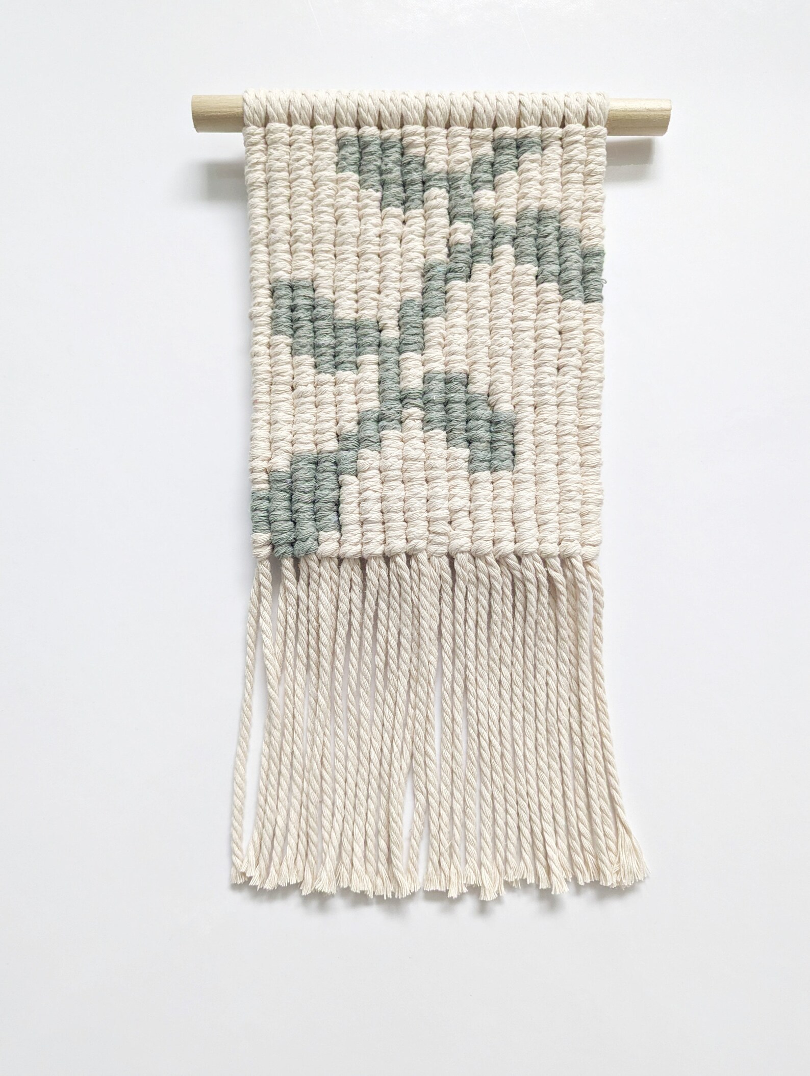 DIY Pixel Macrame Vine and Leaf Pattern, Diy Macrame Pattern, Learn ...