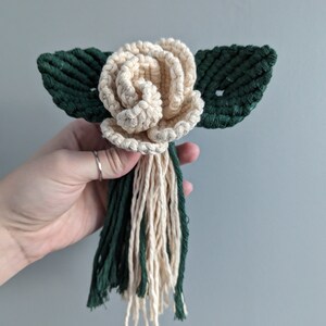 DIY Pattern Macrame 3D Sculpture Flower Instructions, Macrame Tutorial ...