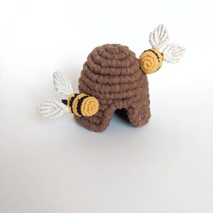 Macrame Beehive Sculpture With Two Macrame Honeybees - Etsy
