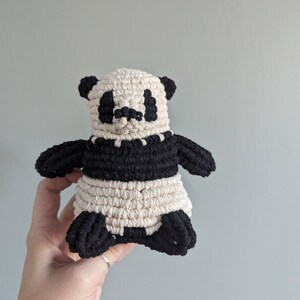DIY Pattern Macrame 3D Panda Bear Instructions, Macrame Tutorial PDF ...