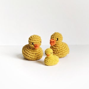 DIY Pattern Macrame 3D Sculpture Rubber Duck Instructions, Macrame ...