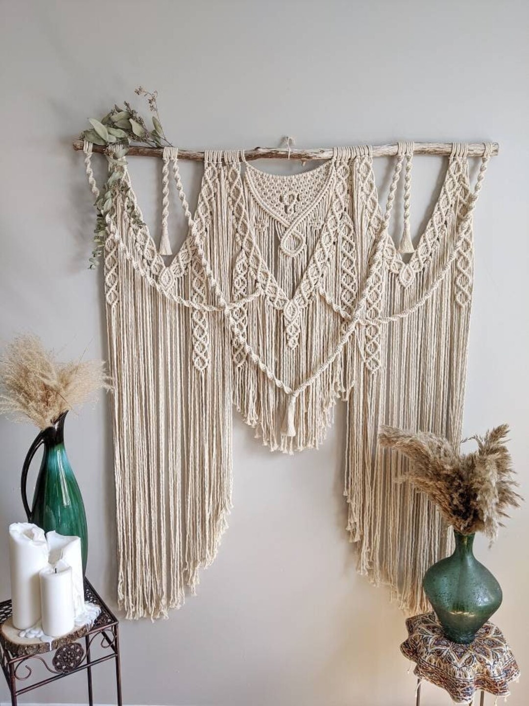 Boho Macrame Wedding Backdrop - Etsy