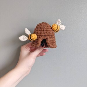 Macrame Beehive Sculpture With Two Macrame Honeybees - Etsy