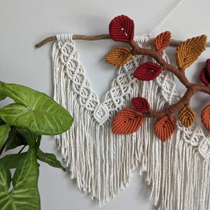 Macrame Boho Statement Wall Hanging on Driftwood, Above Bed and Couch ...