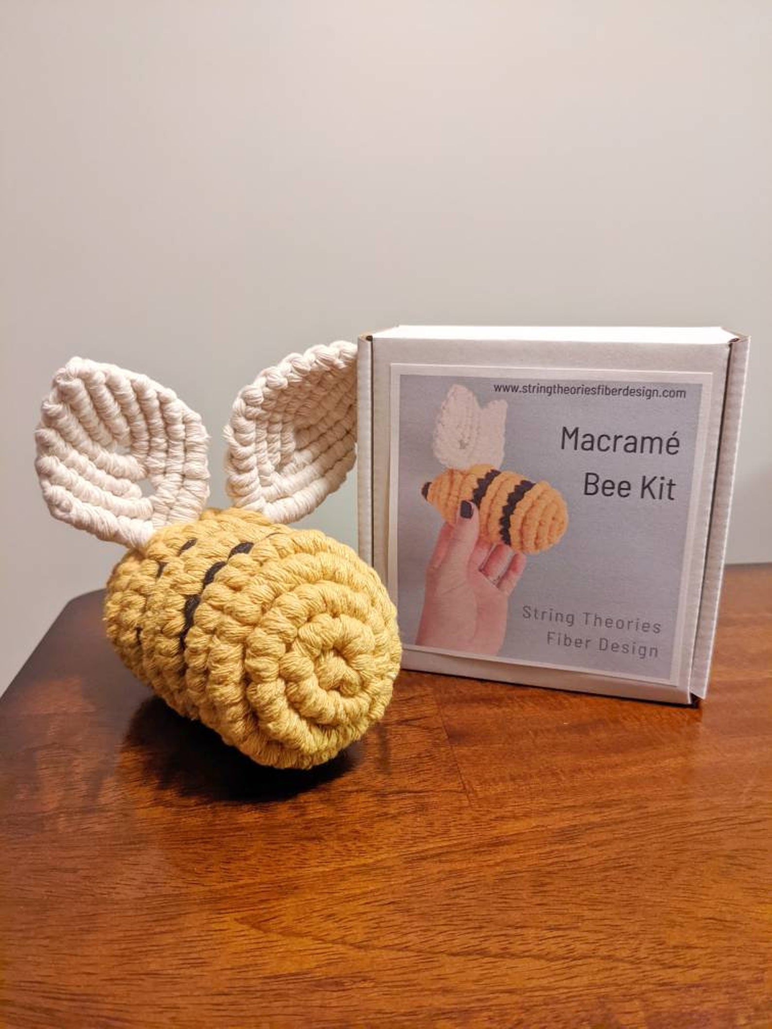 DIY Pattern Macrame 3D Sculpture Bee Instructions Macrame - Etsy