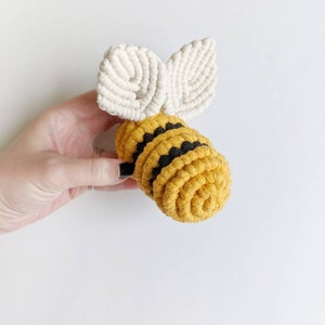 DIY Pattern Macrame 3D Sculpture Bee Instructions, Macrame Tutorial PDF ...