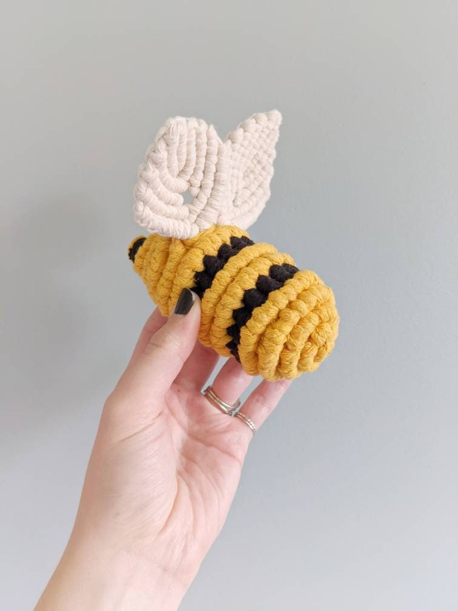 DIY Pattern Macrame 3D Sculpture Bee Instructions Macrame - Etsy UK