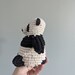 DIY Pattern Macrame 3D Panda Bear Instructions, Macrame Tutorial PDF ...
