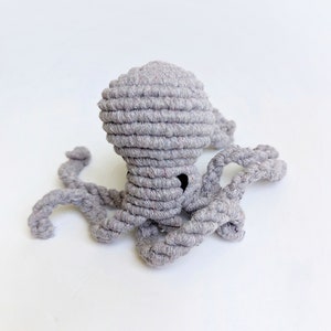 DIY Pattern Macrame 3D Sculpture Alien Squid Instructions, Macrame ...