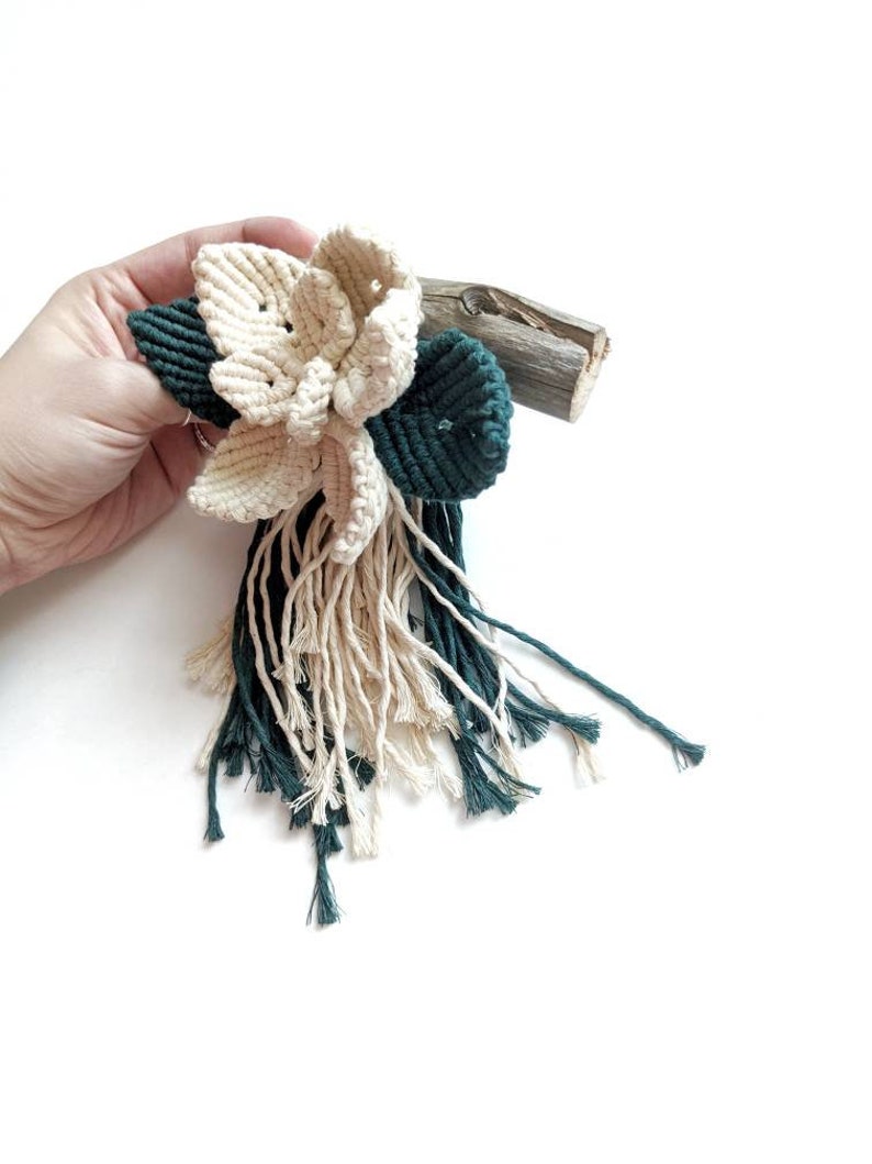 DIY Pattern Macrame 3D Sculpture Flower Instructions /macrame - Etsy