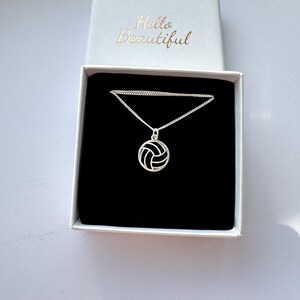 Volleyball Necklace - Netball Pendant for Her - Coach Appreciation ...