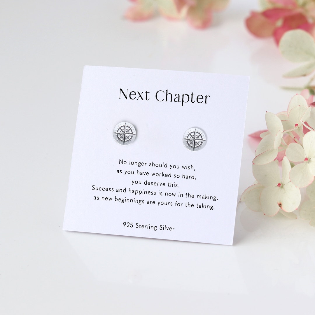 New Beginnings Gift Necklace, Graduation Gift for Her UK, Leaving Gift ...