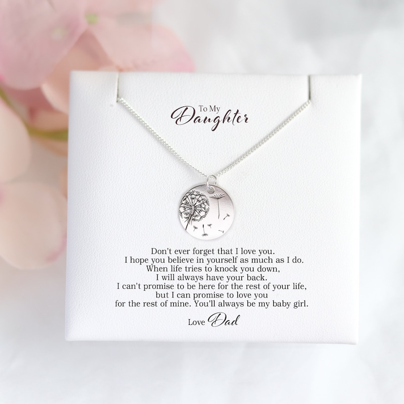 Father Daughter Necklace - Etsy