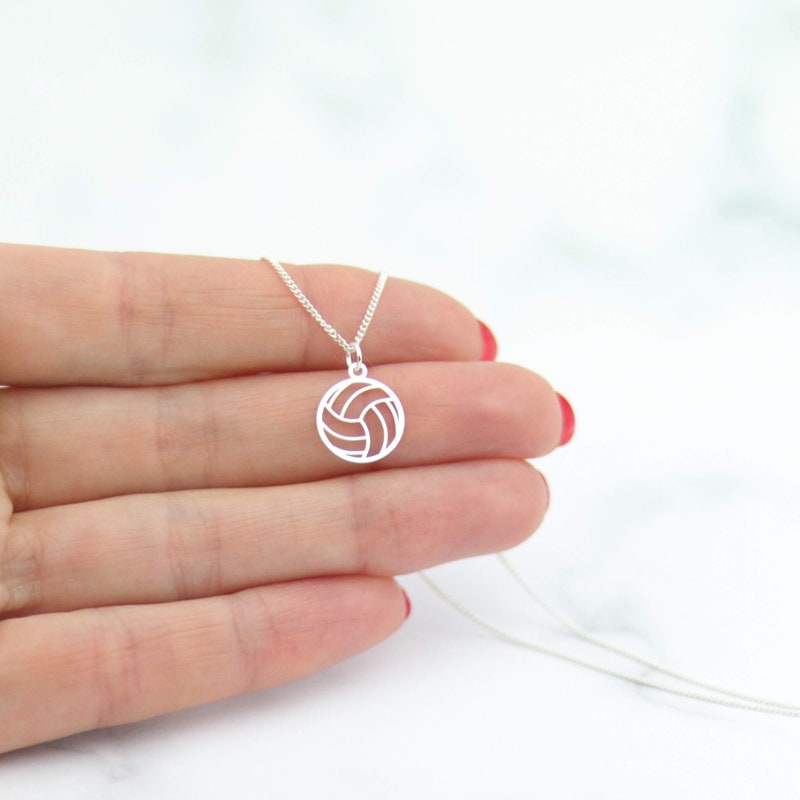 Volleyball Necklace - Etsy
