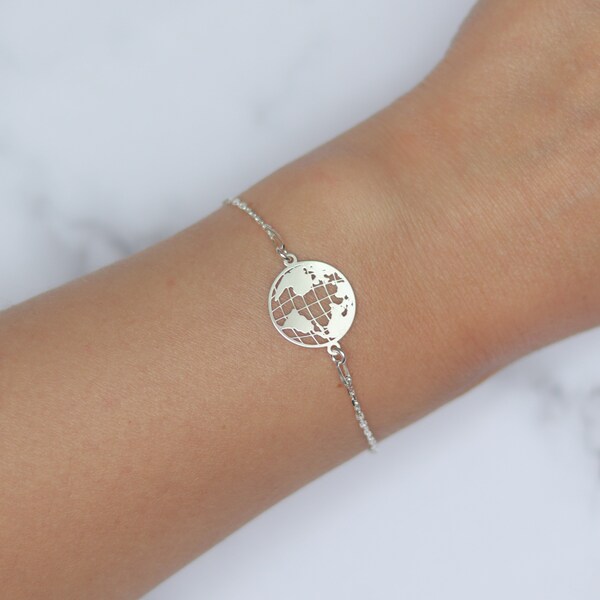 Globe Bracelet - Etsy