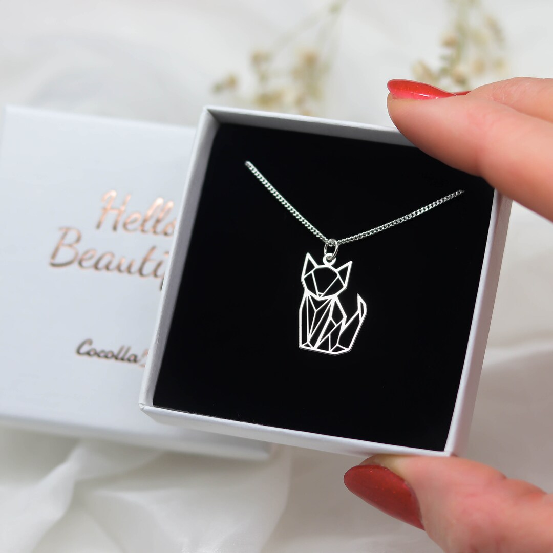 Fox Necklaces for Women, Cat Jewellery, Animal Necklace, Fox Lovers ...