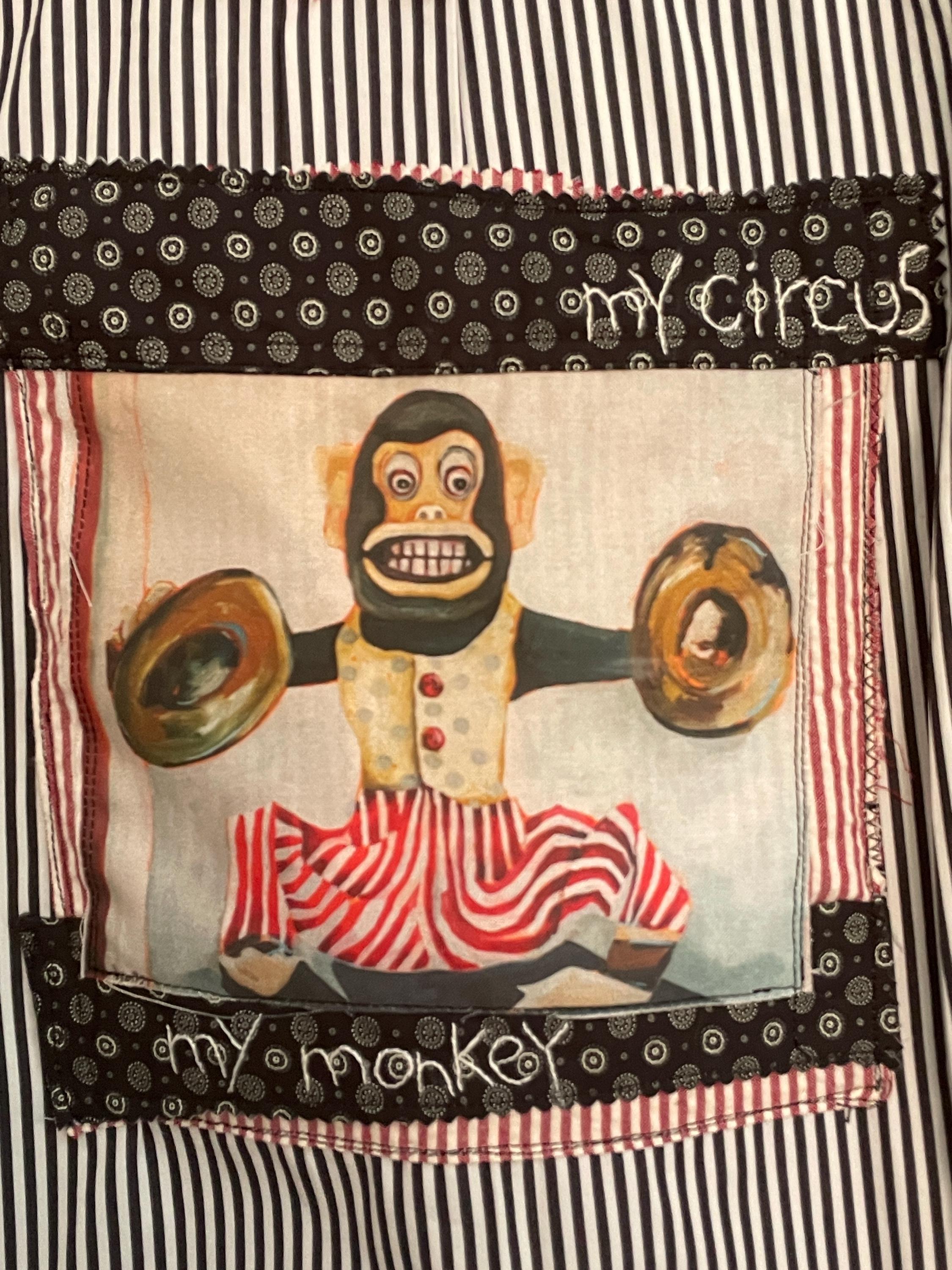 My Circus My Monkey Victorian Style Outerwear. Womens L Black and White ...