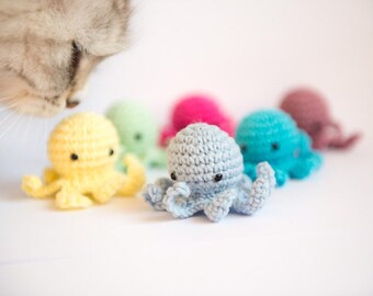 Octopus Cat Toy | Etsy