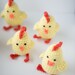 Chicken Cat Toys With Catnip, Filled With Valerian. Small Yellow Chick ...
