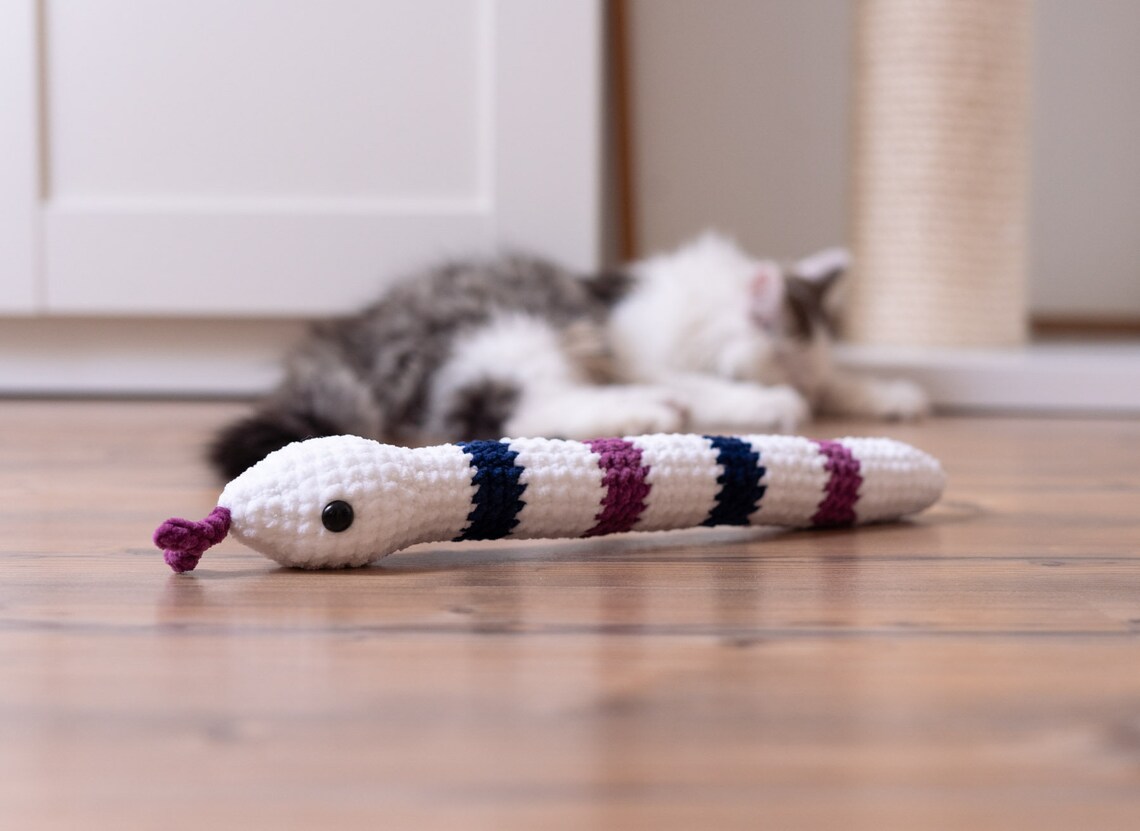 Mega Catnip Kicker Snake Cat Toy Catnip Boa Cat Toys - Etsy