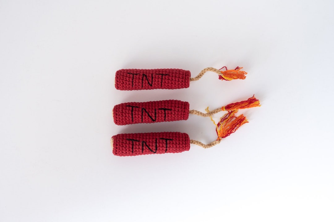 Dynamite Cat Catnip Toy, Handmade Cat Toy, Valerian Toy, Kitten ...