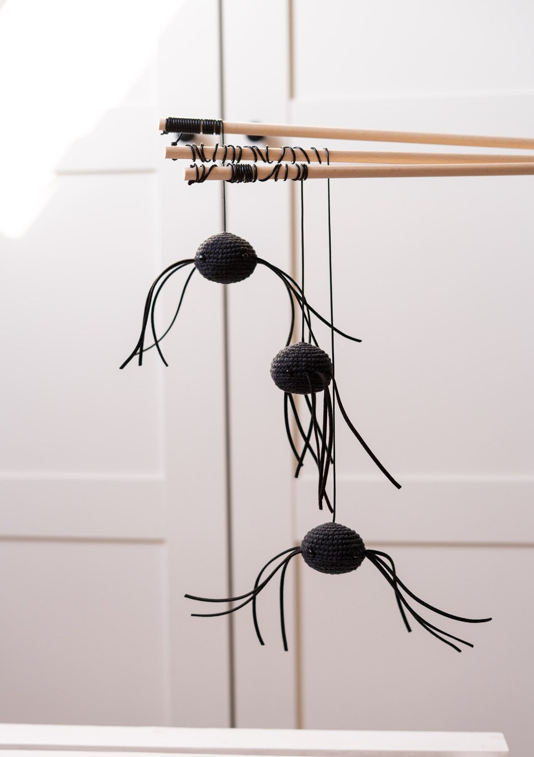 Cat Wand Toy Spider, Catnip and Valerian, Halloween Gift - Etsy UK