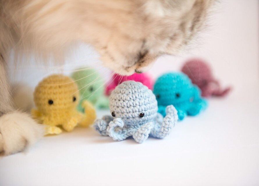 Octopus Cat Toy Medusa Cat Toy Catnip Cat Toy Valerian - Etsy