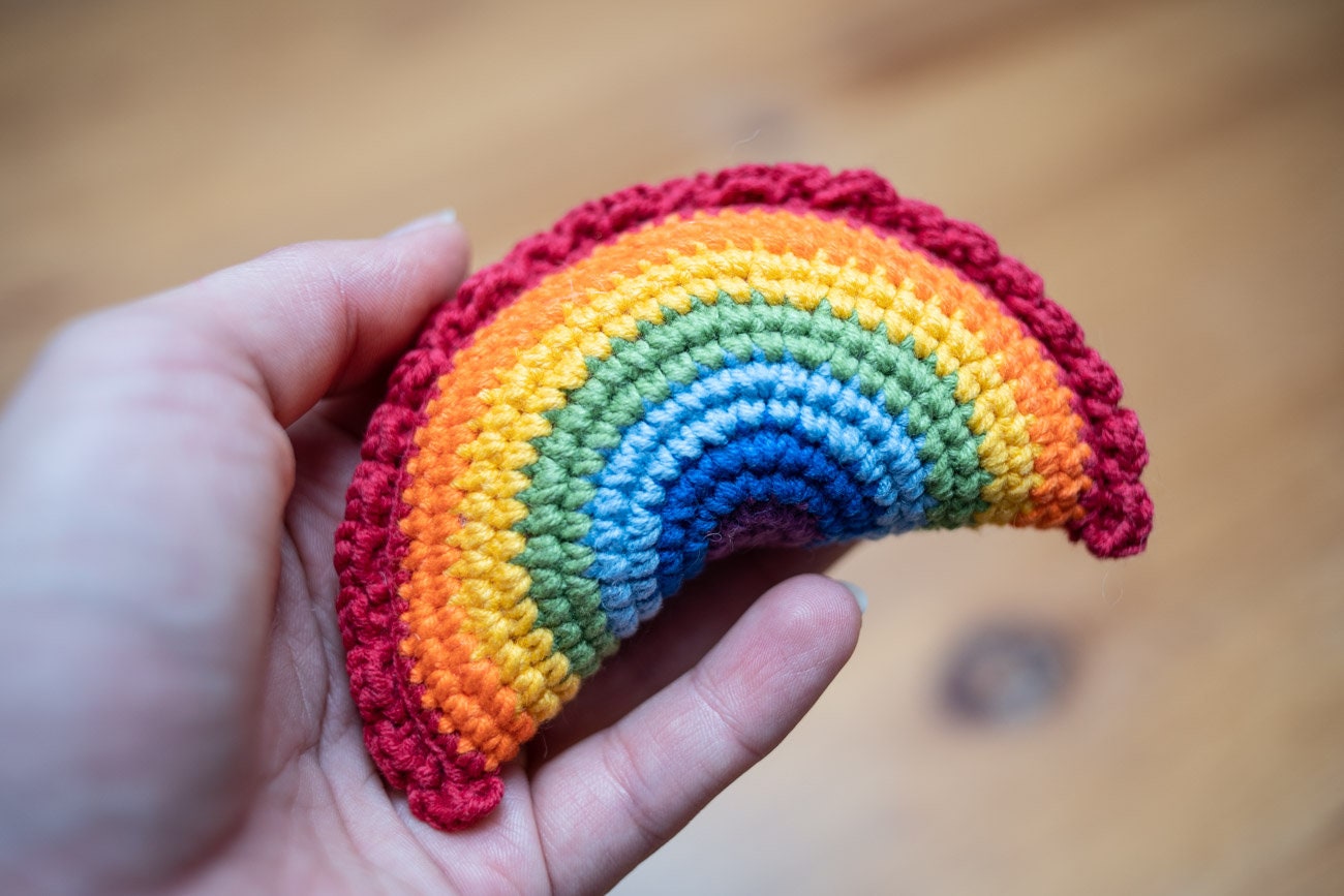 Cat pride catnip rainbow dumpling lgbt cat toy catnip cat | Etsy