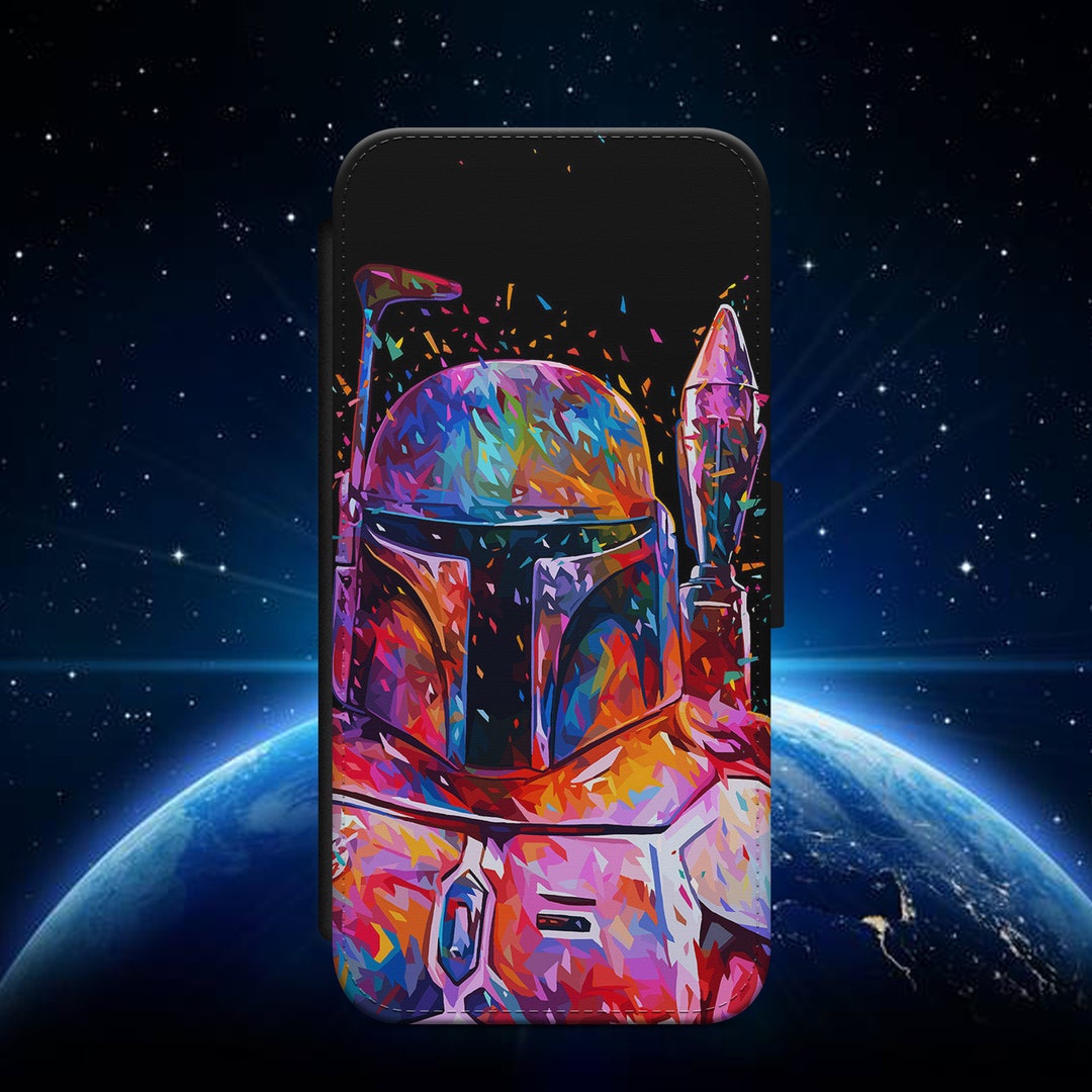 STARWARS Boba Fett Galactic Empire Space Cosmic Galaxy Flip - Etsy