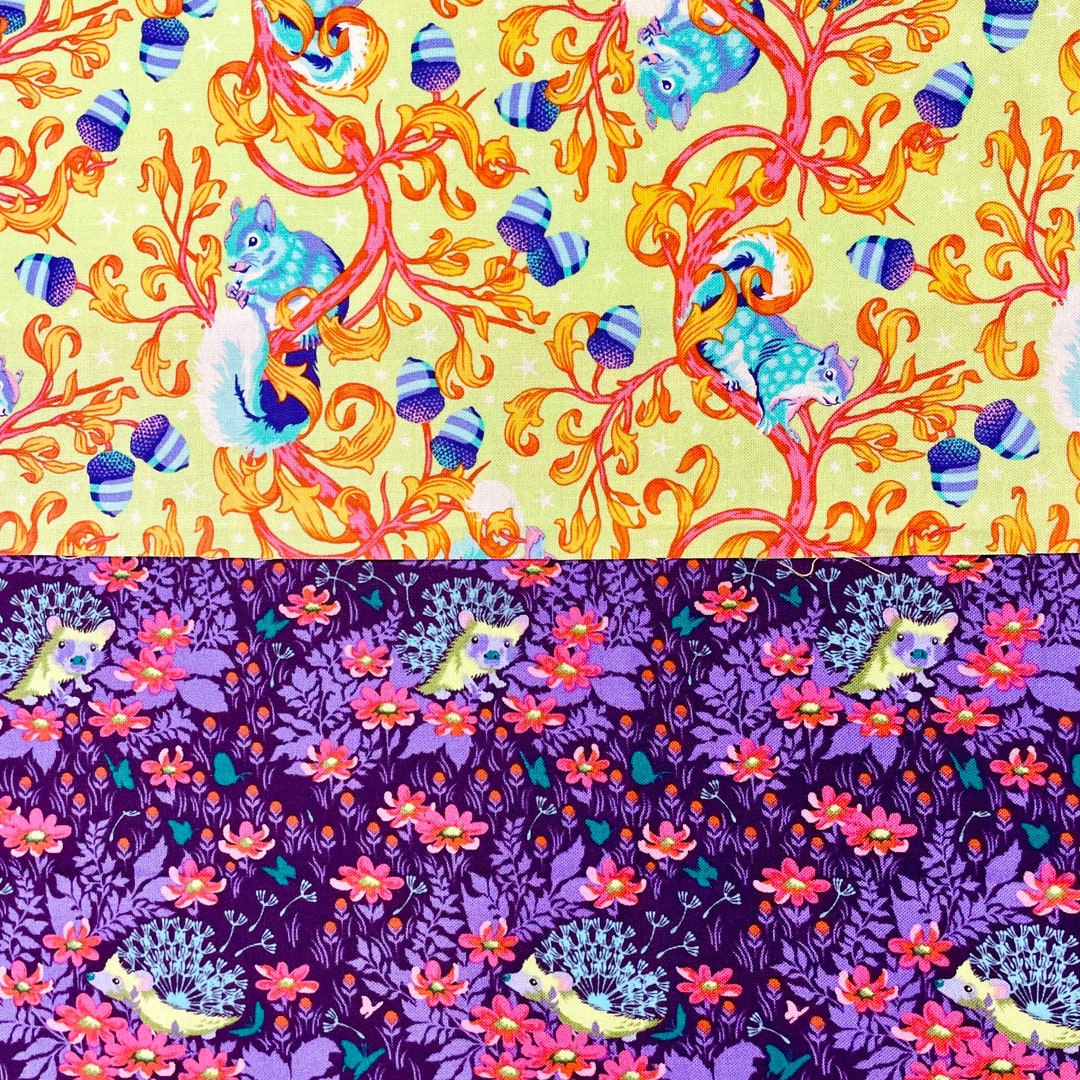 Tula Pink, Tiny Beasts, Fabric DIY Journal Cover, Soft Journal Cover ...