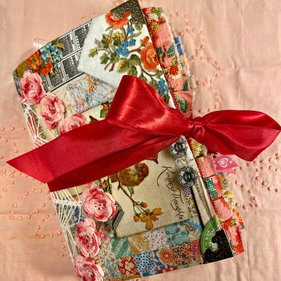 Tula Pink, Tiny Beasts, Fabric DIY Journal Cover, Soft Journal Cover ...