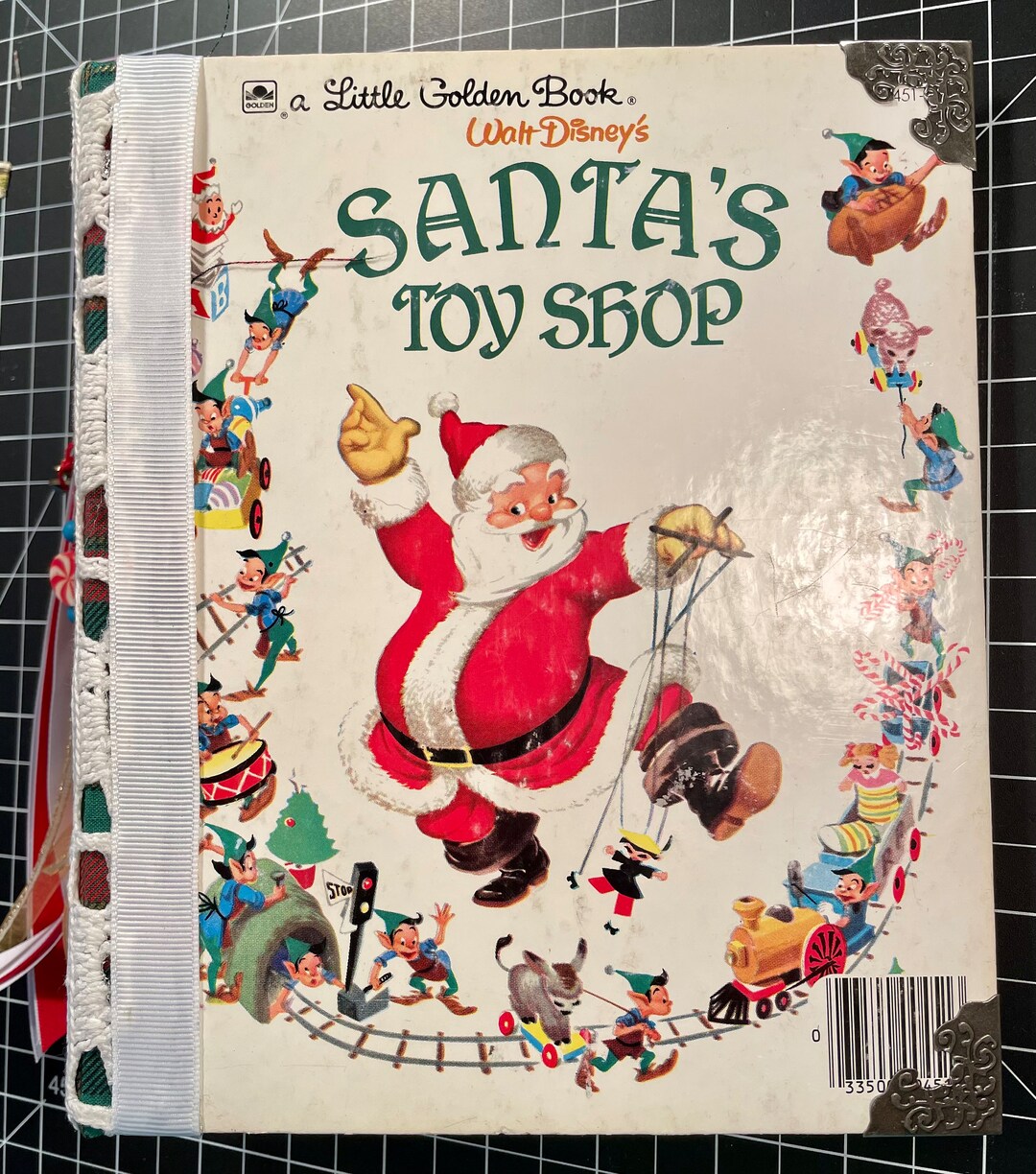 Santa’s Toy Shop Handmade Christmas Little Golden Book - Etsy