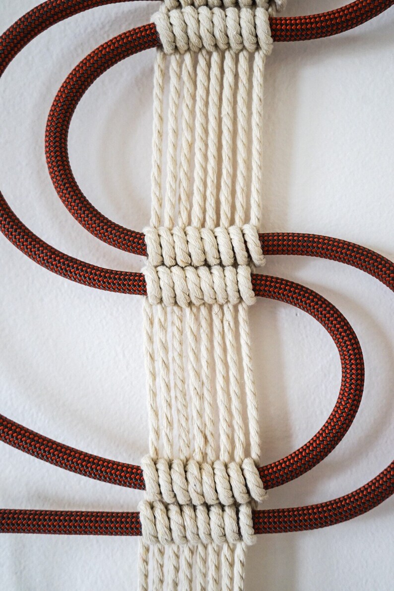 Rope Art With Wooden Hanger - Etsy
