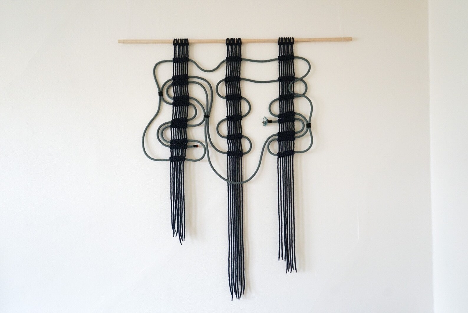 Rope Art With Wooden Hanger - Etsy