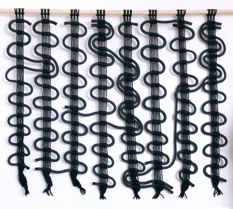 Rope Art With Wooden Hanger - Etsy