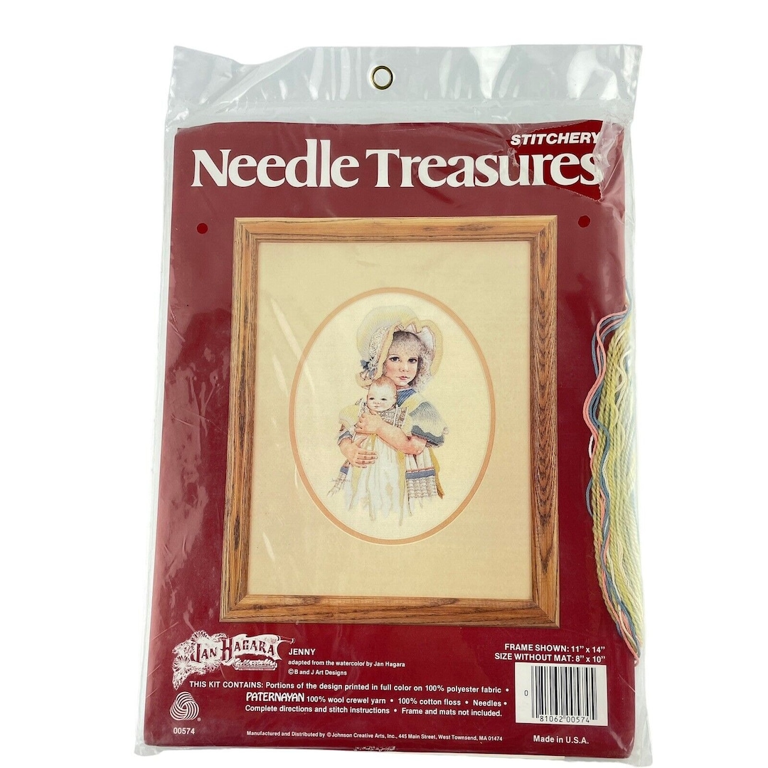 Needle Treasures Jenny Crewel Embroidery Kit Jan Hagara - Etsy